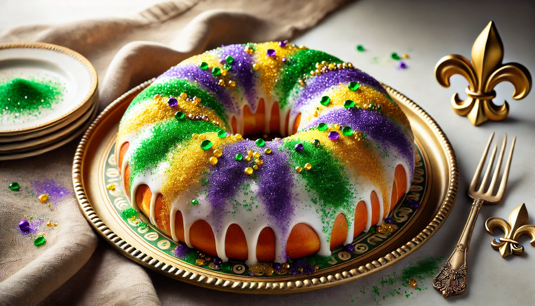 Easy King Cake Recipe – A Quick and Festive Mardi Gras Treat